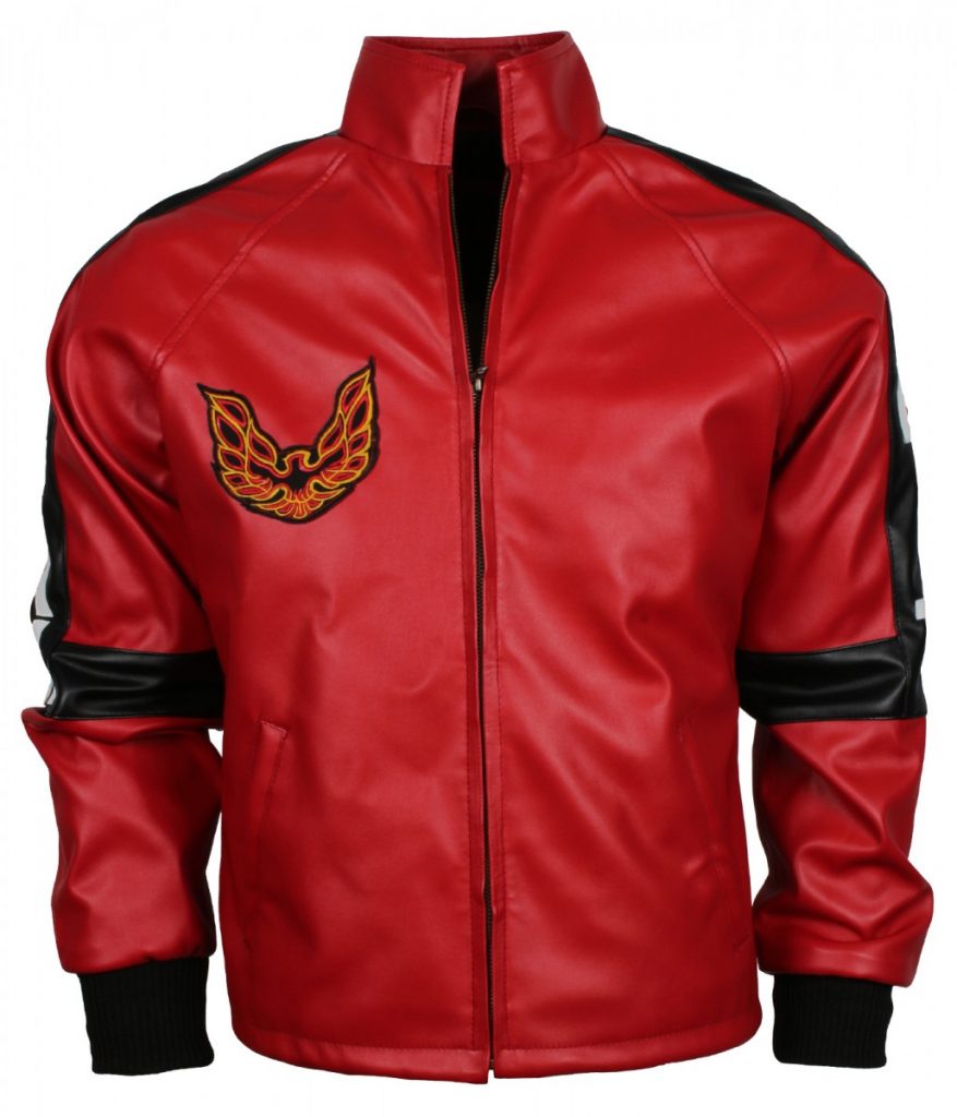 Bandit Men Red Faux Leather Jacket - Stinson Leathers