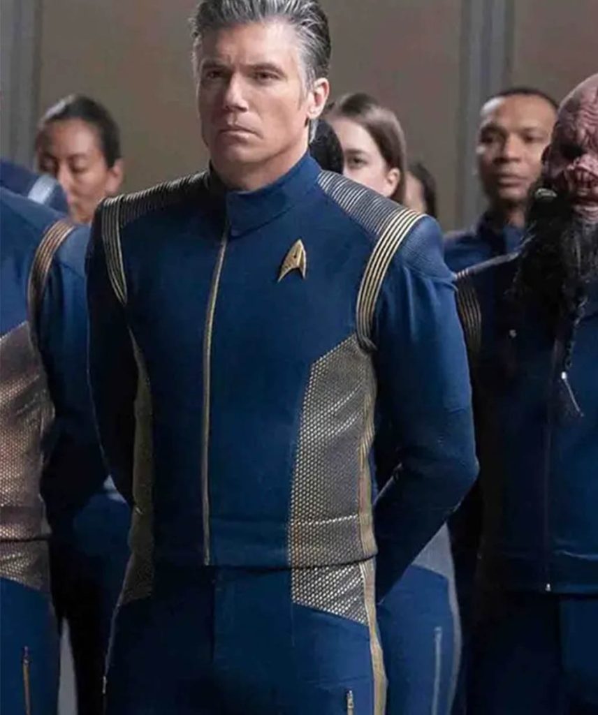 Star Trek Anson Mount Blue Jacket - Stinson Leathers