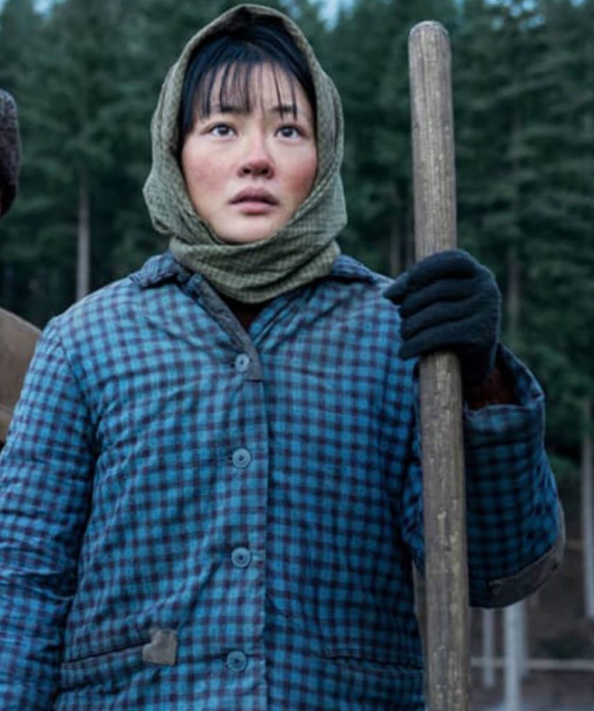 3 Body Problem Young Ye Wenjie Blue Puffer Jacket