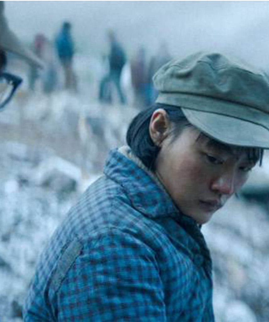 3 Body Problem Young Ye Wenjie Blue Puffer Jacket