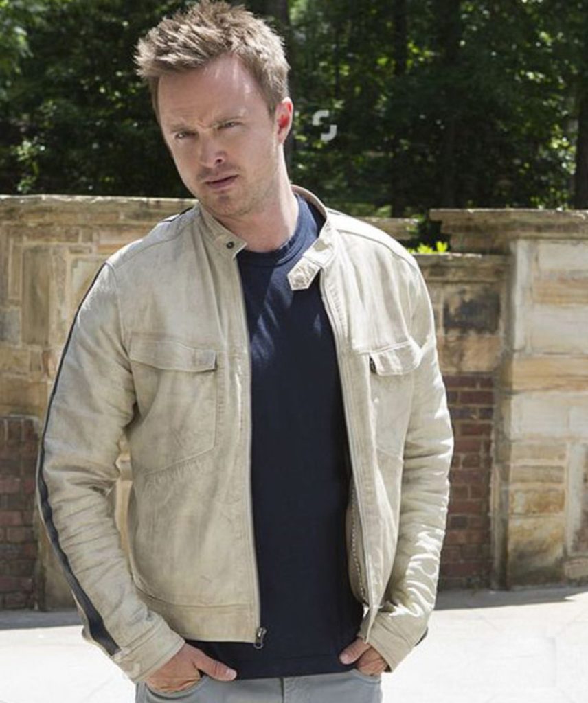 Aaron Paul Need For Speed White Jacket