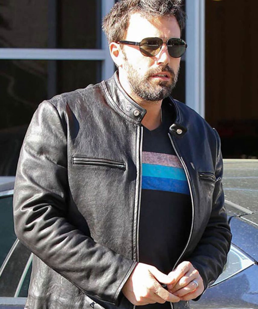 Ben Affleck Black Leather Jacket