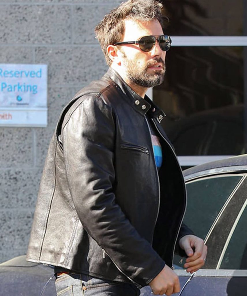 Ben Affleck Black Leather Jacket