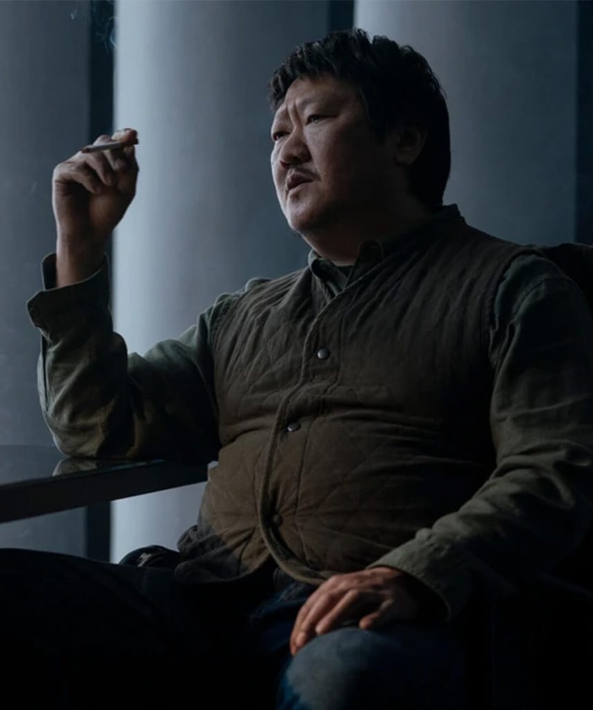 3 Body Problem S01 Benedict Wong Green Cotton Vest