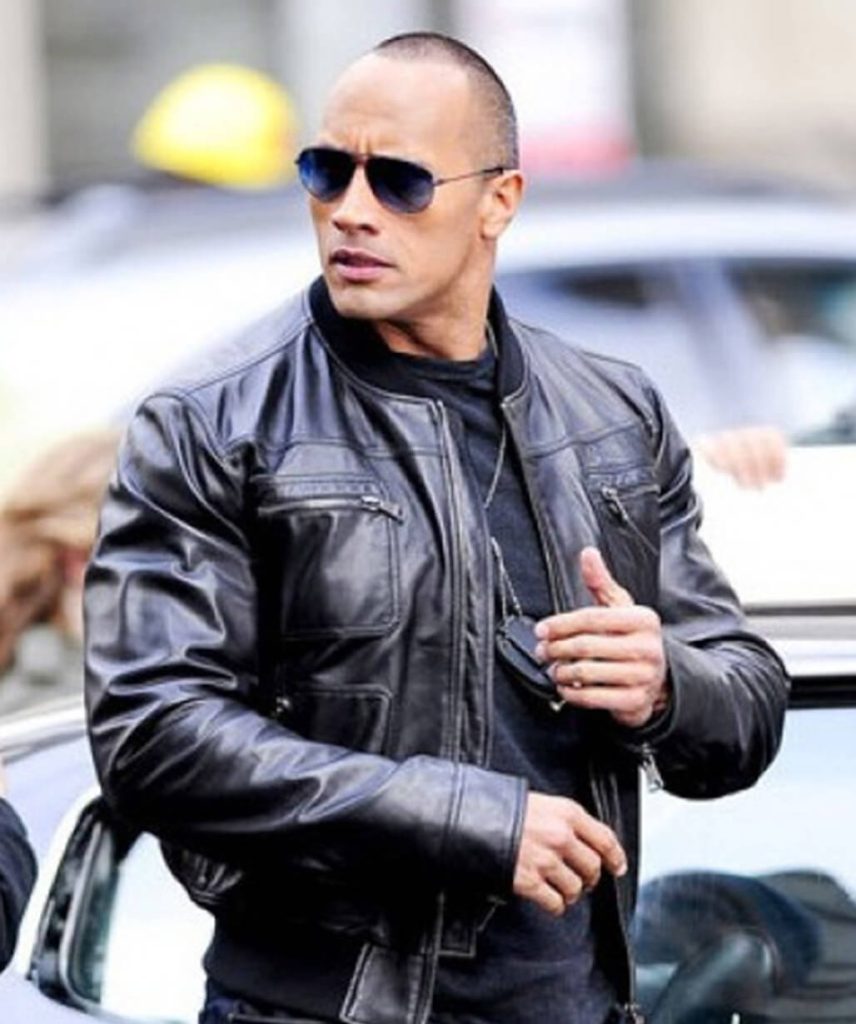 Dwayne Johnson The Other Guys Danson Leather Jacket