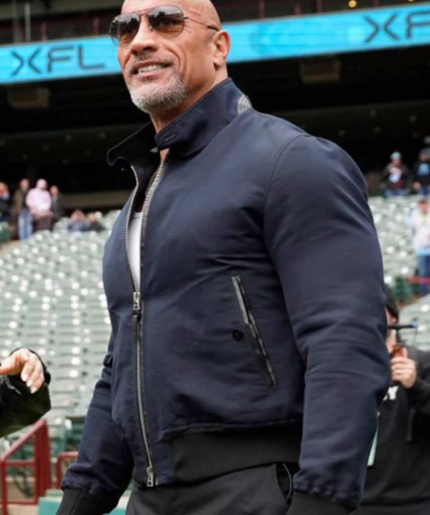 Dwayne Johnson The Rock Bomber Jacket