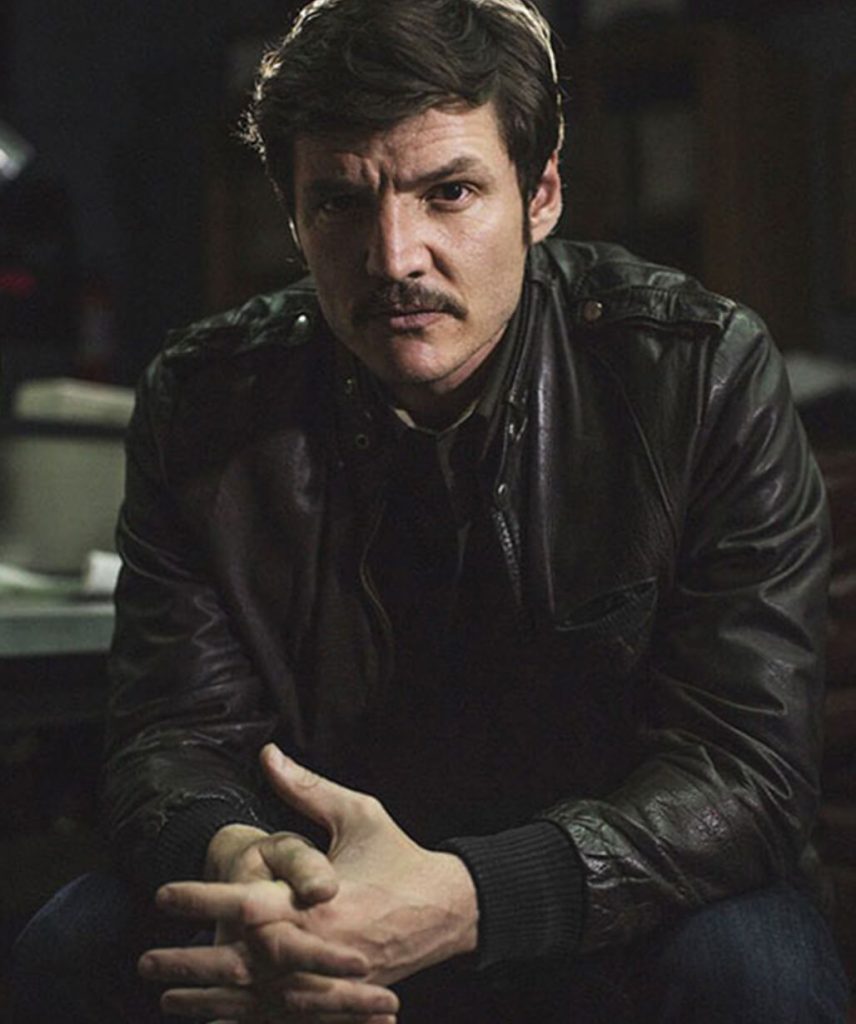 Javier Pena Narcos Black Leather Jacket