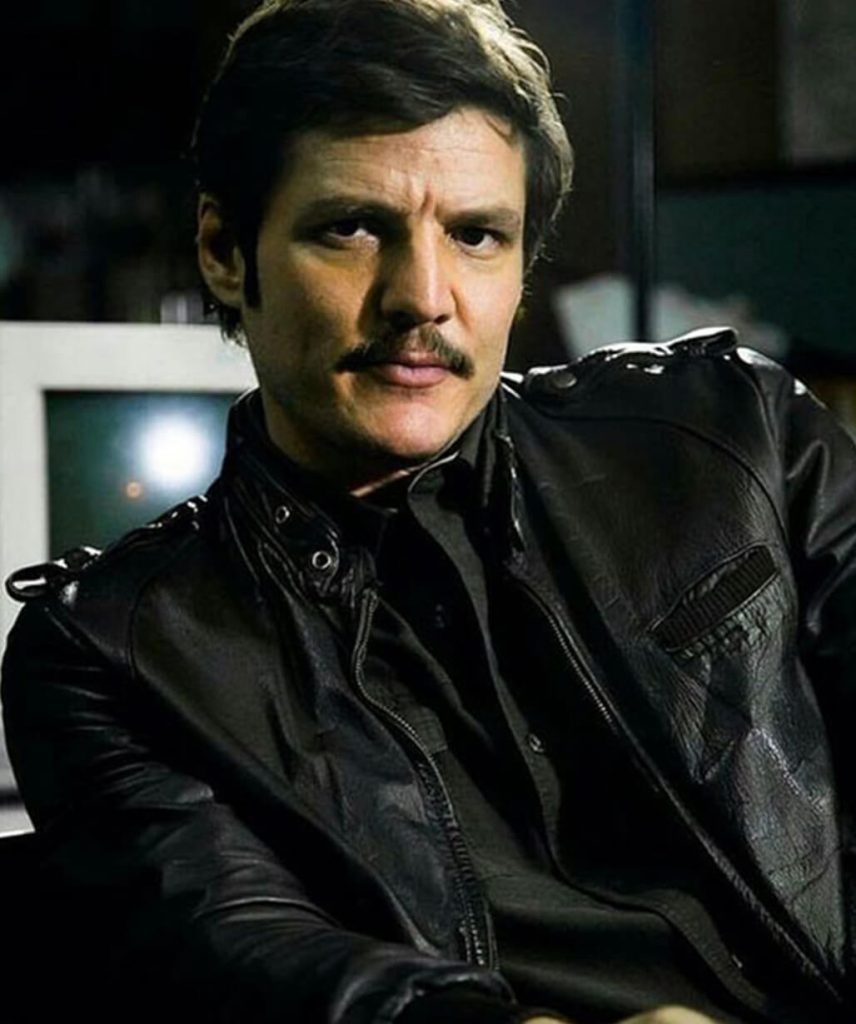 Javier Pena Narcos Black Leather Jacket