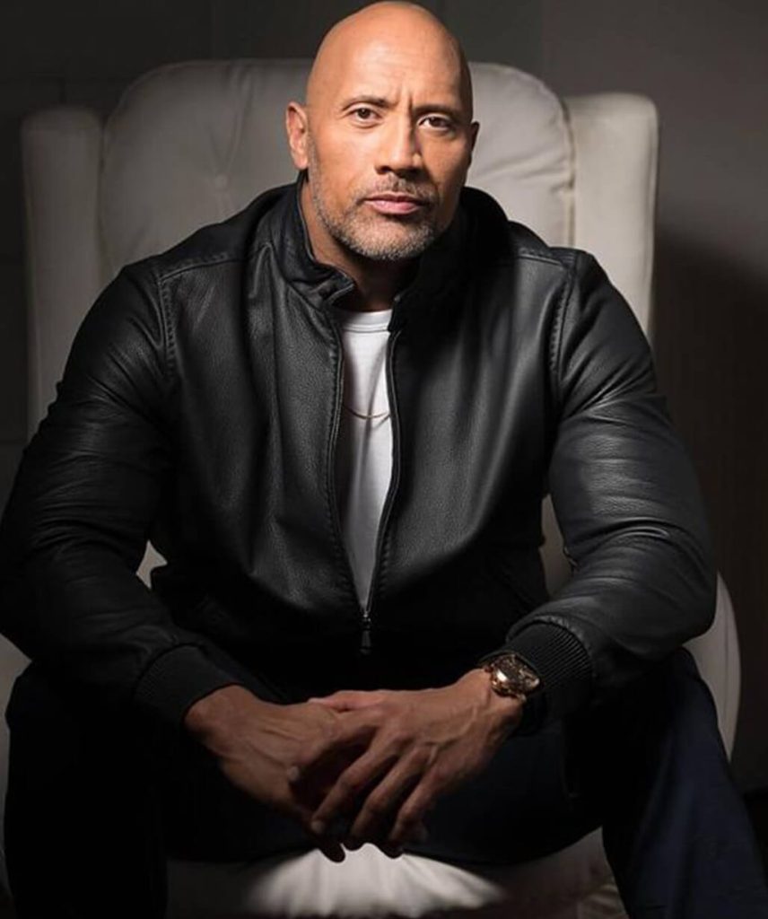 Jungle Cruise Dwayne Johnson The Rock Black Bomber Jacket