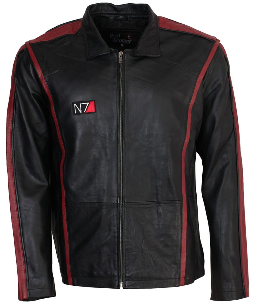 Mass Effect 3 Commander Shepard N7 Leather Jacket