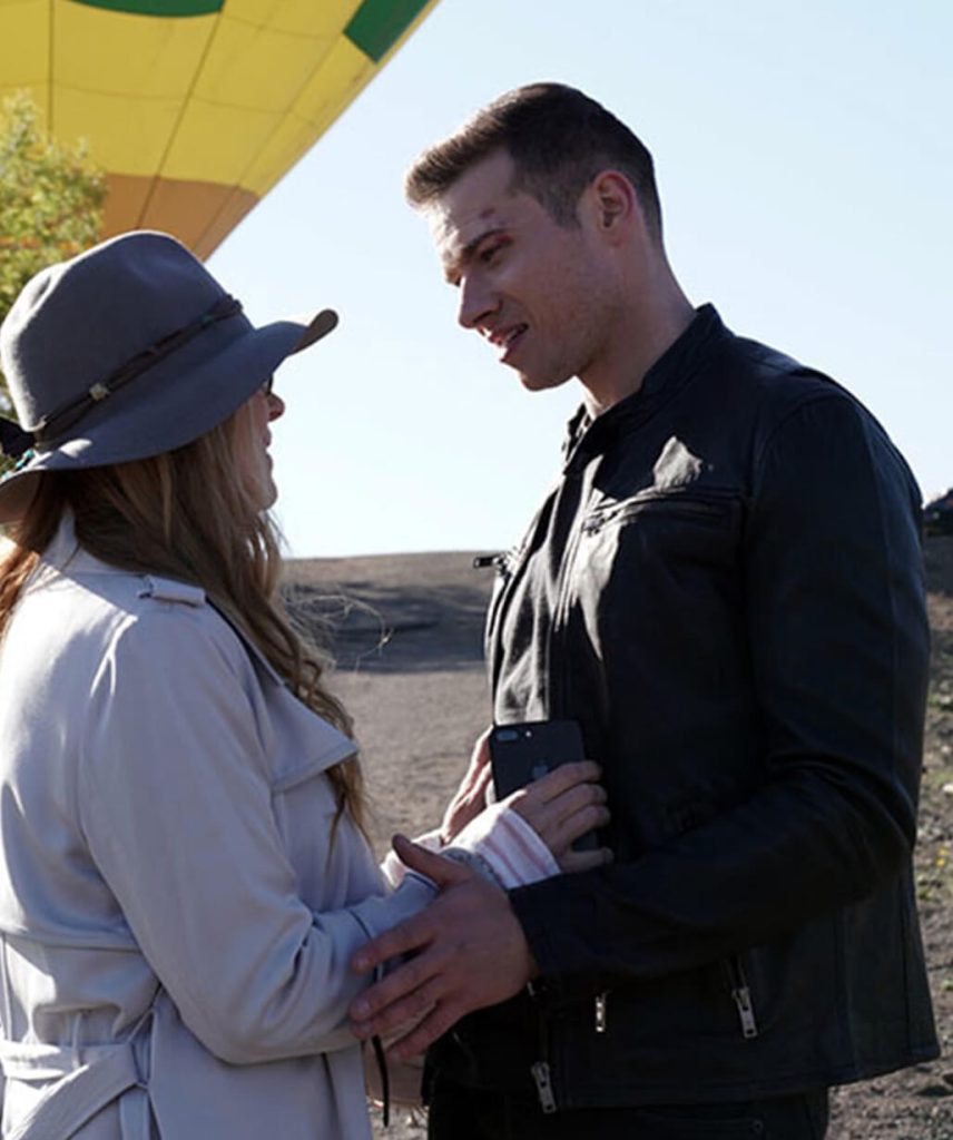 Oliver Stark 9-1-1 Black Leather Jacket