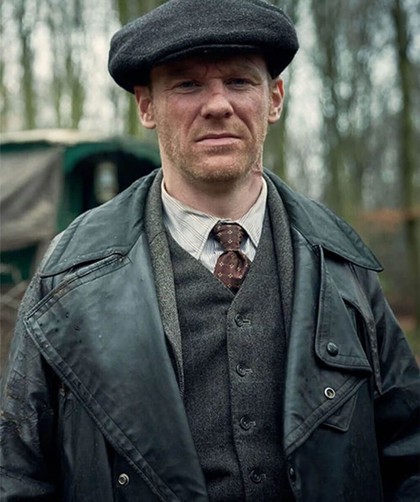 Peaky Blinders Jimmy McCavern Leather Trench Coat