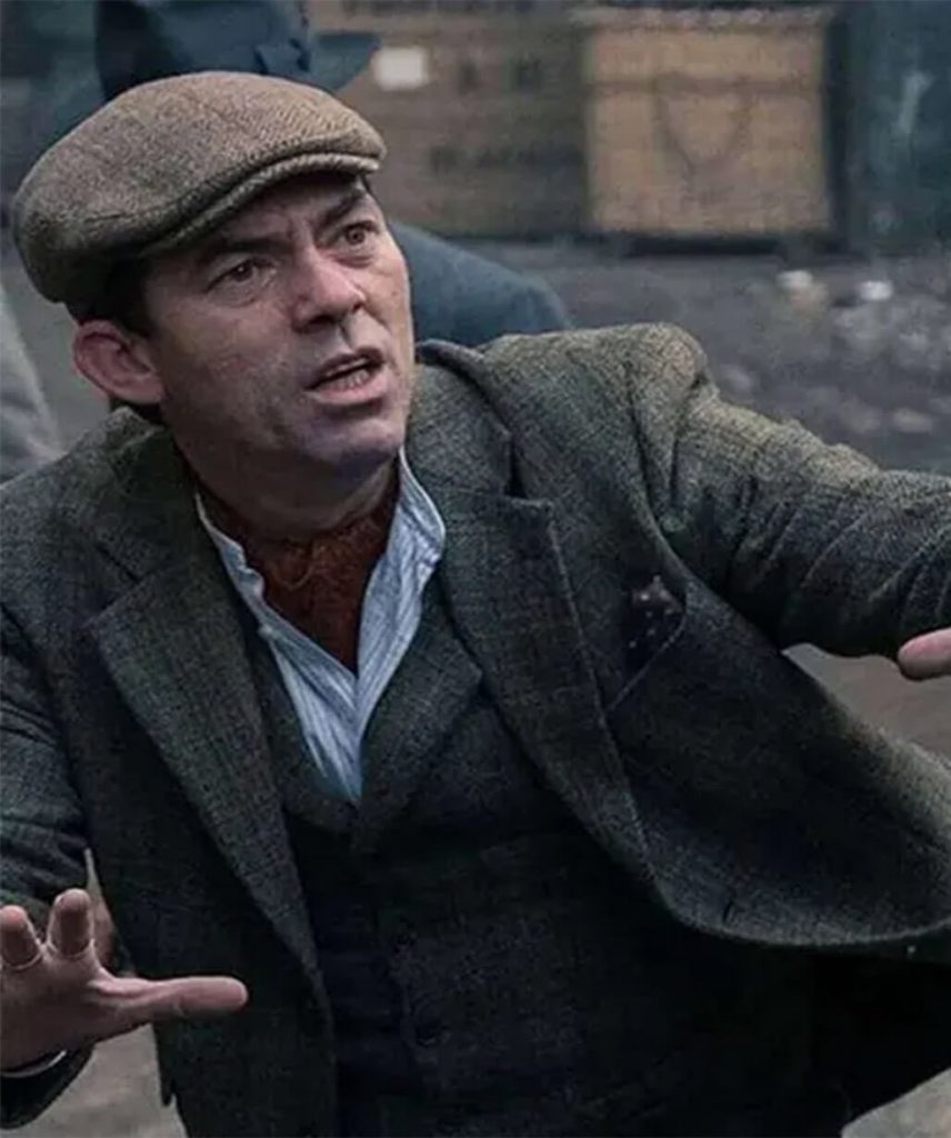 Peaky Blinders S6 Johnny Dogs Brown Blazer