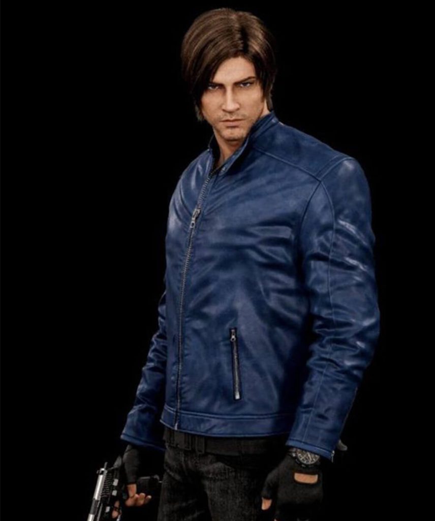 Resident Evil Death Island Leon Kennedy Leather Jacket