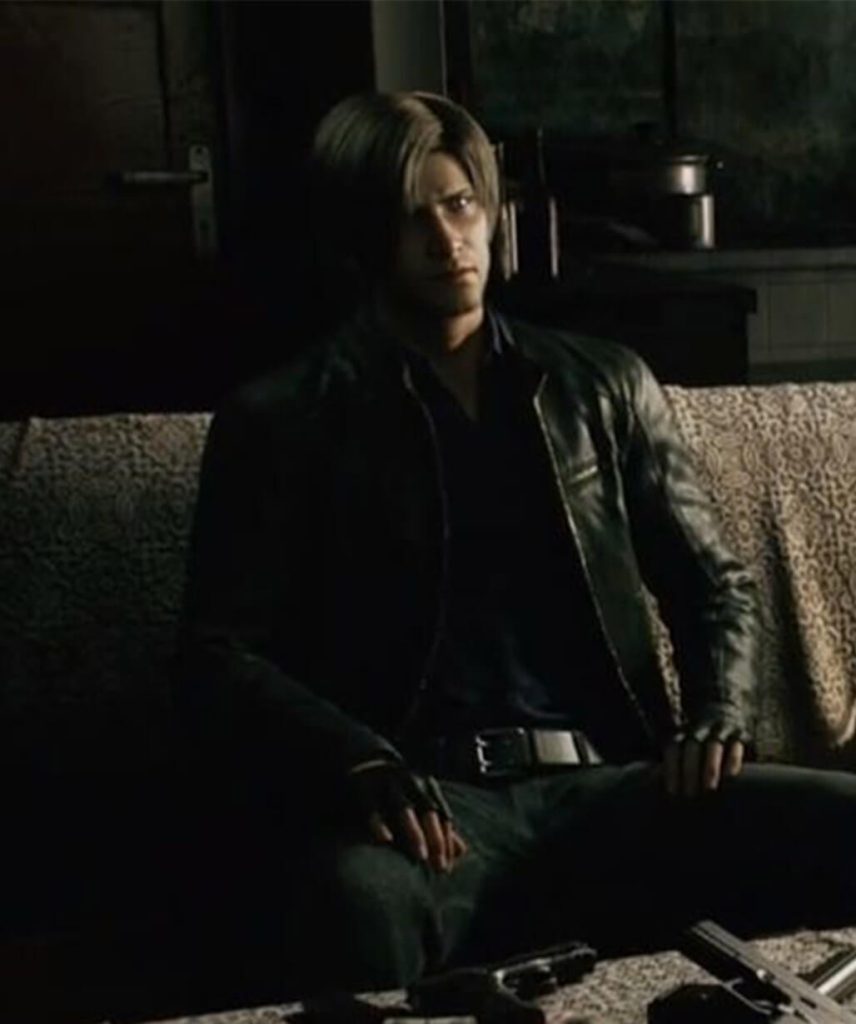 Resident Evil Infinite Darkness Leon Kennedy Leather Jacket