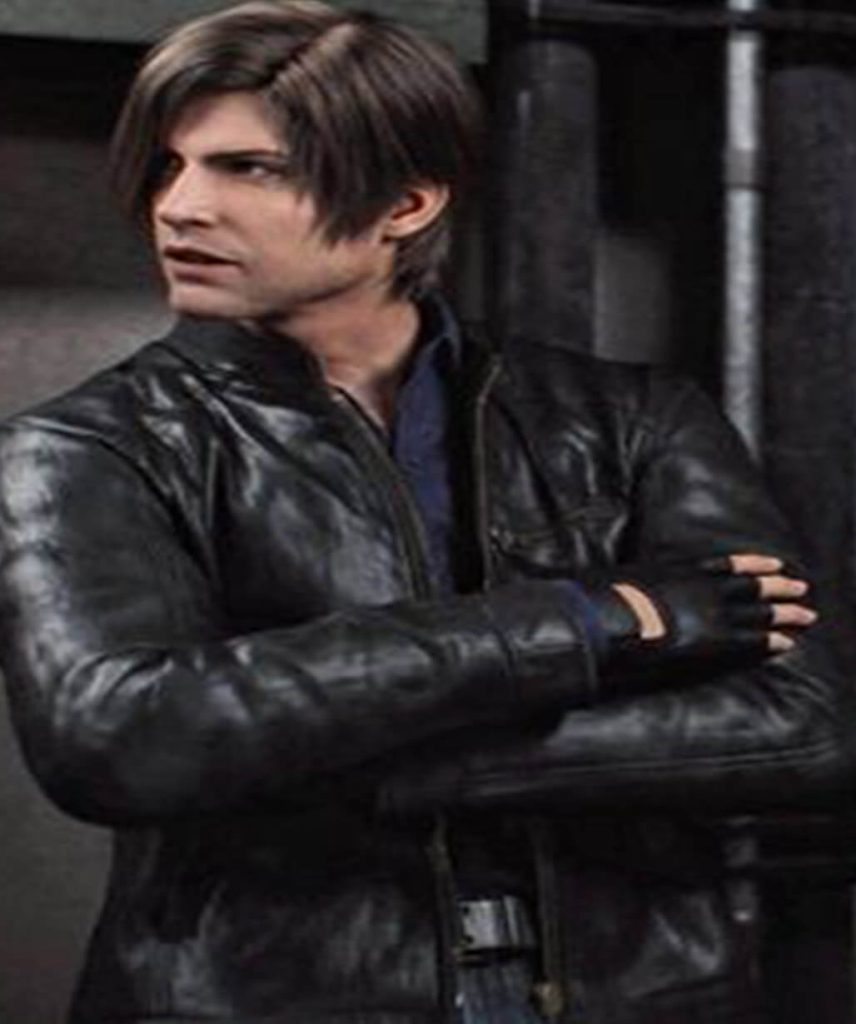 Resident Evil Infinite Darkness Leon Kennedy Leather Jacket