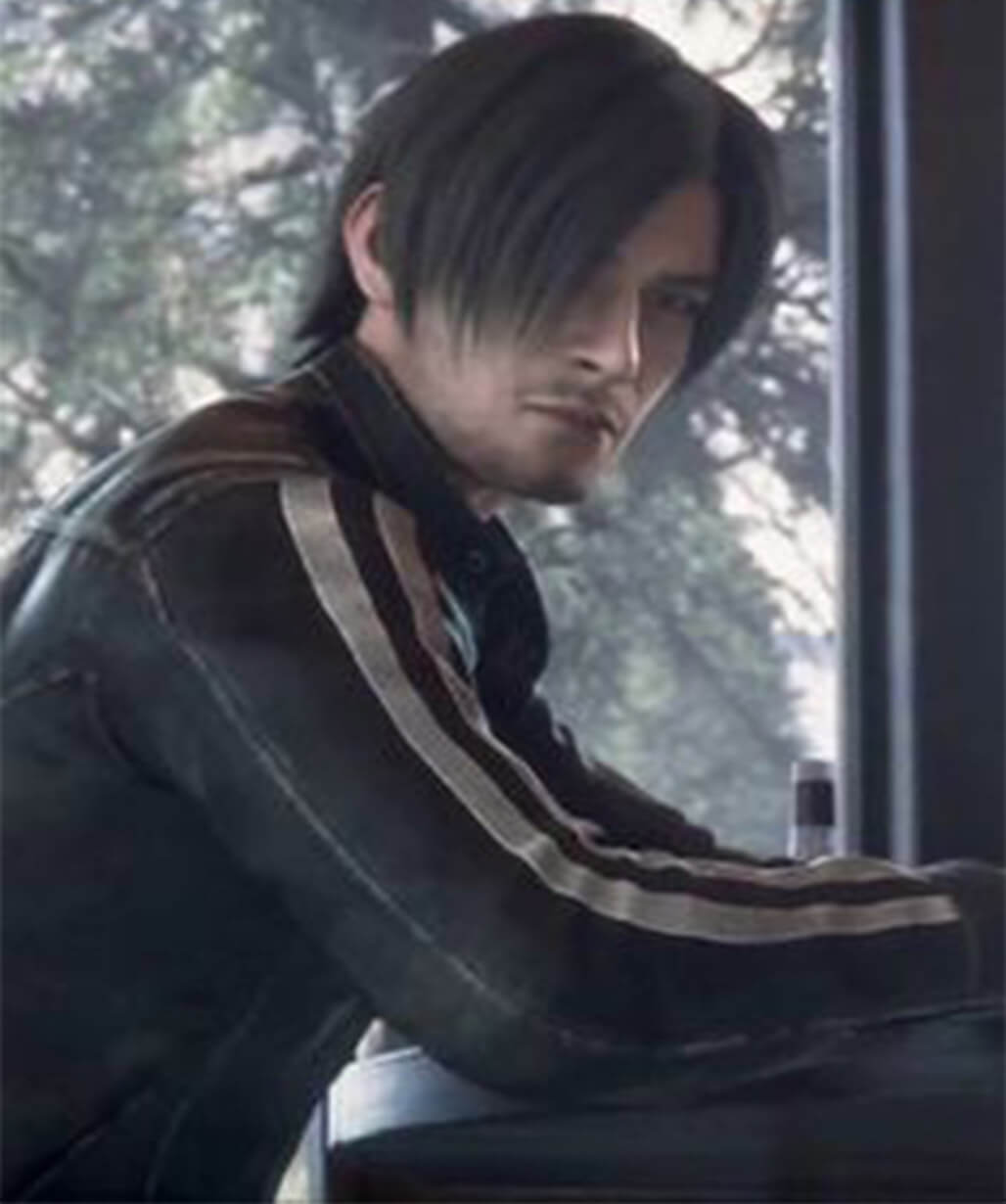 Resident Evil Vendetta Leon Kennedy Leather Jacket