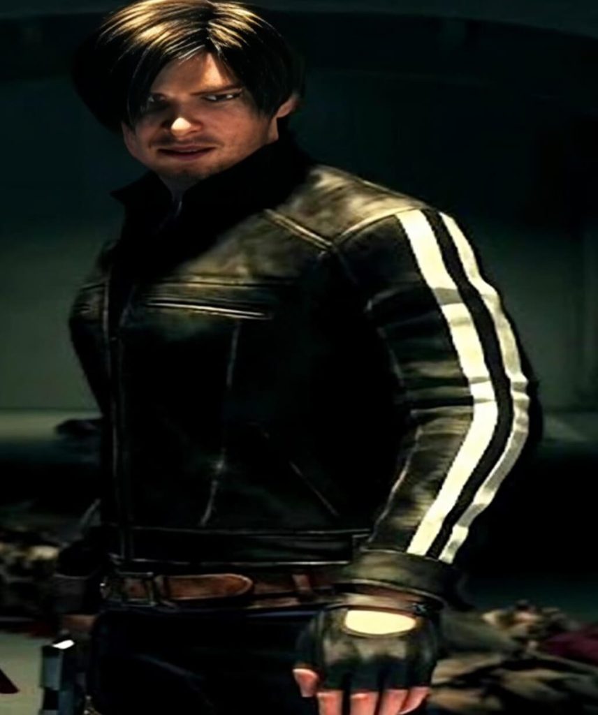 Resident Evil Vendetta Leon Kennedy Leather Jacket