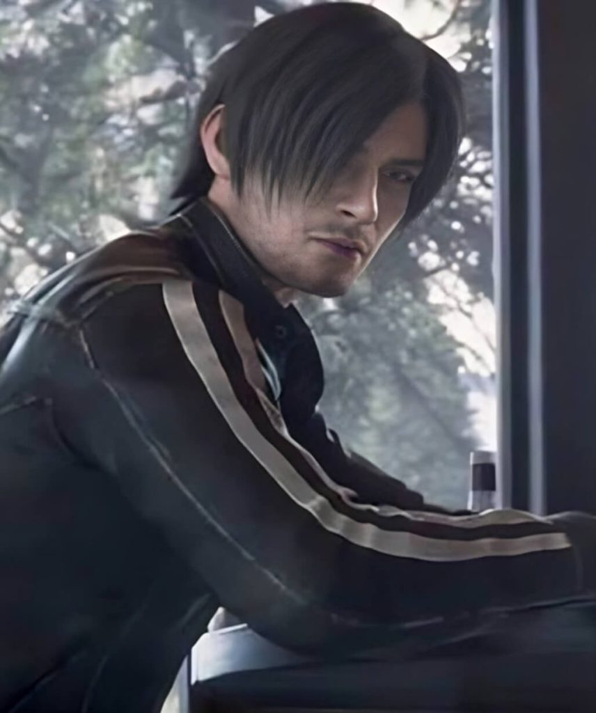 Resident Evil Vendetta Leon Kennedy Leather Jacket