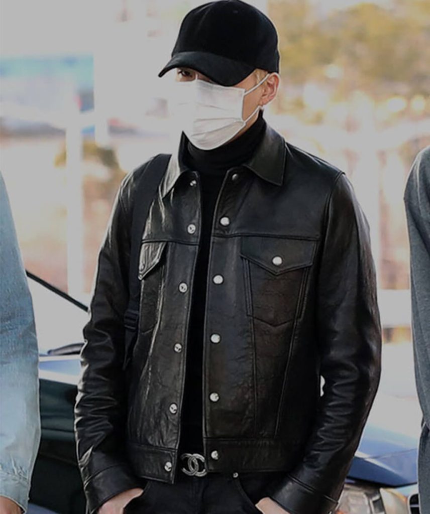 Suga Black Trucker Jacket