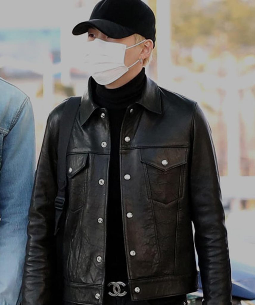 Suga Black Trucker Jacket