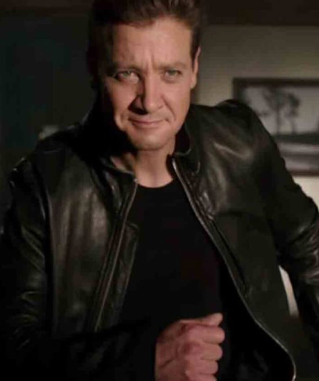 Tag Jerry Pierce Black Leather Jacket