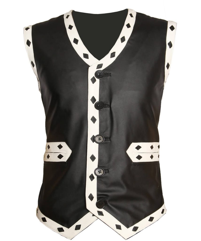 The Warriors Michael Beck Swan Leather Vest