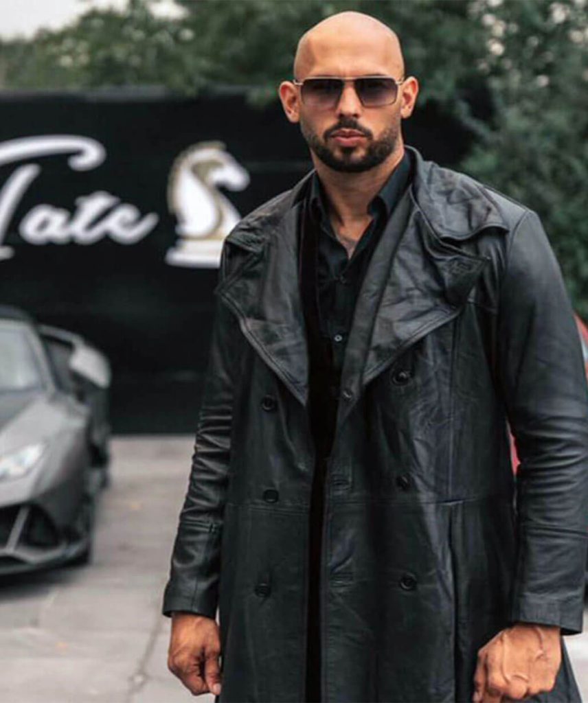 Top G Andrew Tate Escape The Matrix Leather Coat