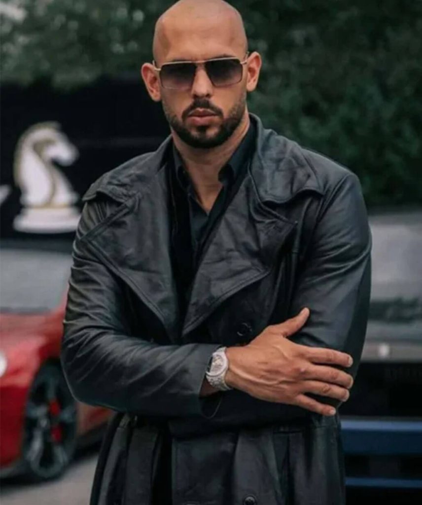 Top G Andrew Tate Escape The Matrix Leather Coat