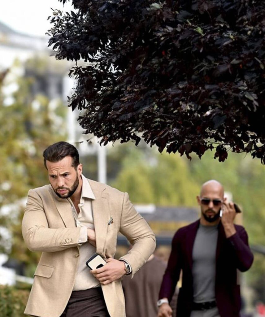 Top G Andrew Tate Maroon Blazer