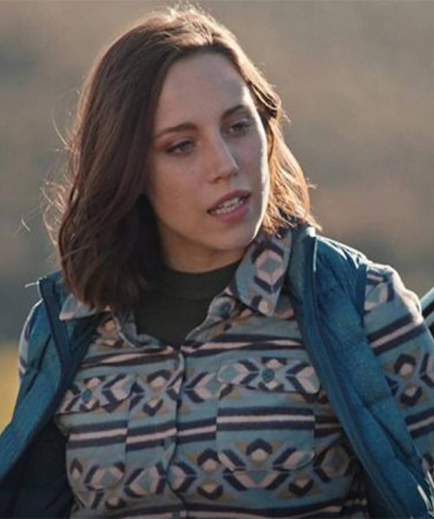 Wendy Moniz Yellowstone Governor Lynelle Perry Puffer Vest