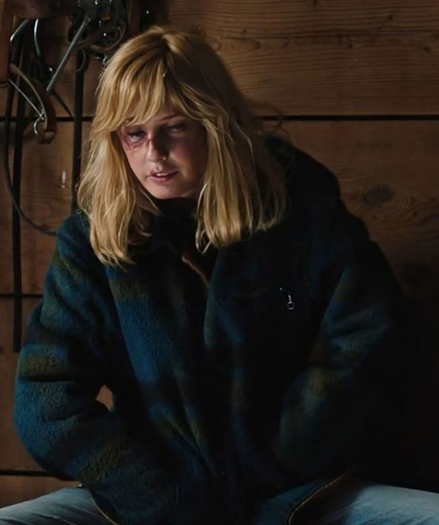 Yellowstone Beth Dutton Blue Flannel Jacket