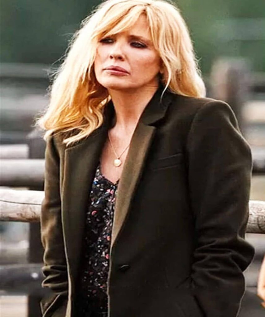 Yellowstone Beth Dutton Kelly Reilly Green Coat