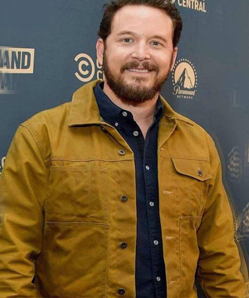 Yellowstone Cole Hauser RIP Wheeler Yellow Cotton Jacket