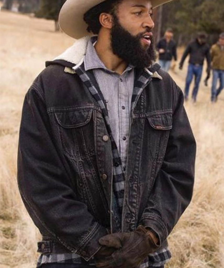 Yellowstone Denim Richards Colby Black Denim Trucker Jacket