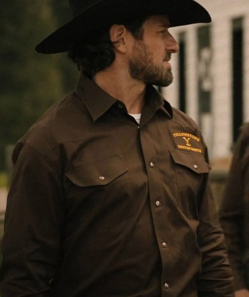 Yellowstone Dutton Ranch S05 Brown Shirt