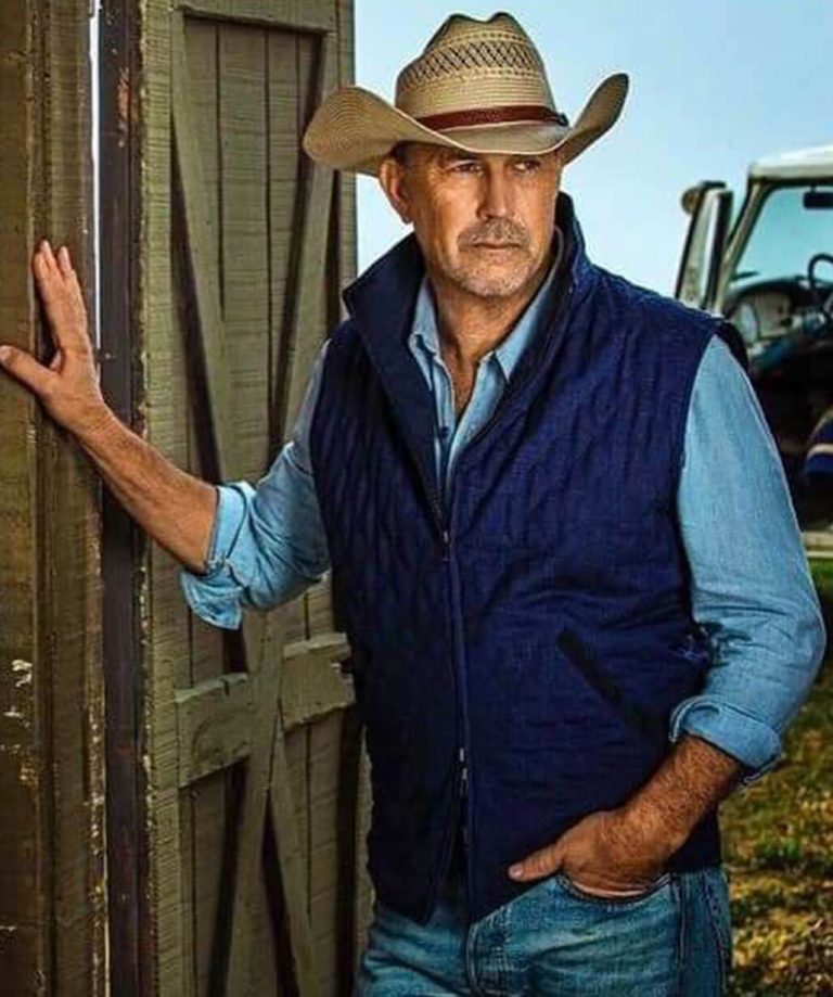 John Dutton 1923 James Badge Dale Blue Cotton Vest