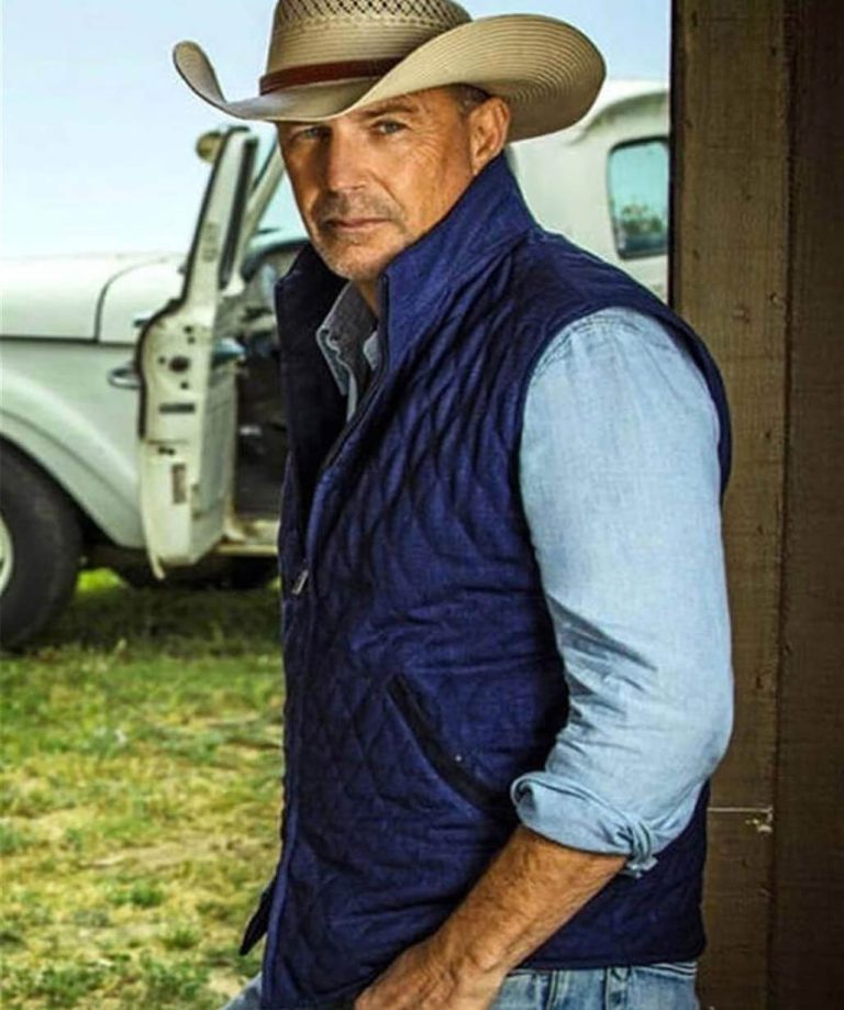 John Dutton 1923 James Badge Dale Blue Cotton Vest
