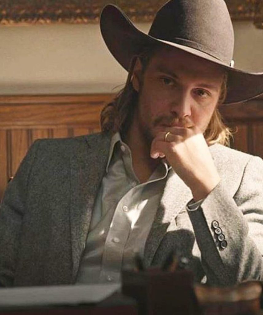 Yellowstone Kayce Dutton Luke Grimes Grey Blazer