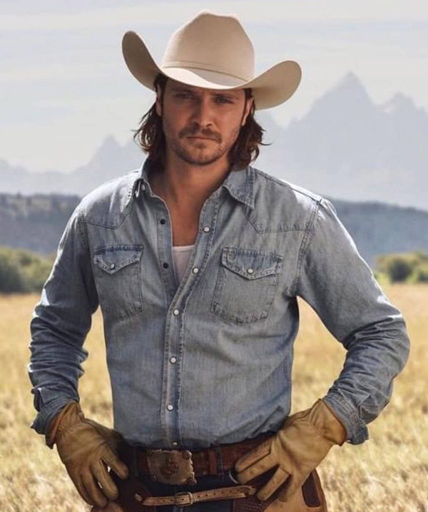 Yellowstone Kayce Dutton Luke Grimes Denim Jacket