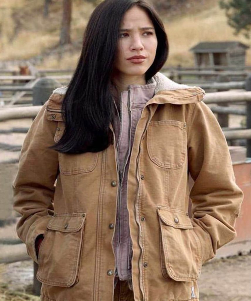 Yellowstone Kelsey Show Monica Dutton Cotton Jacket
