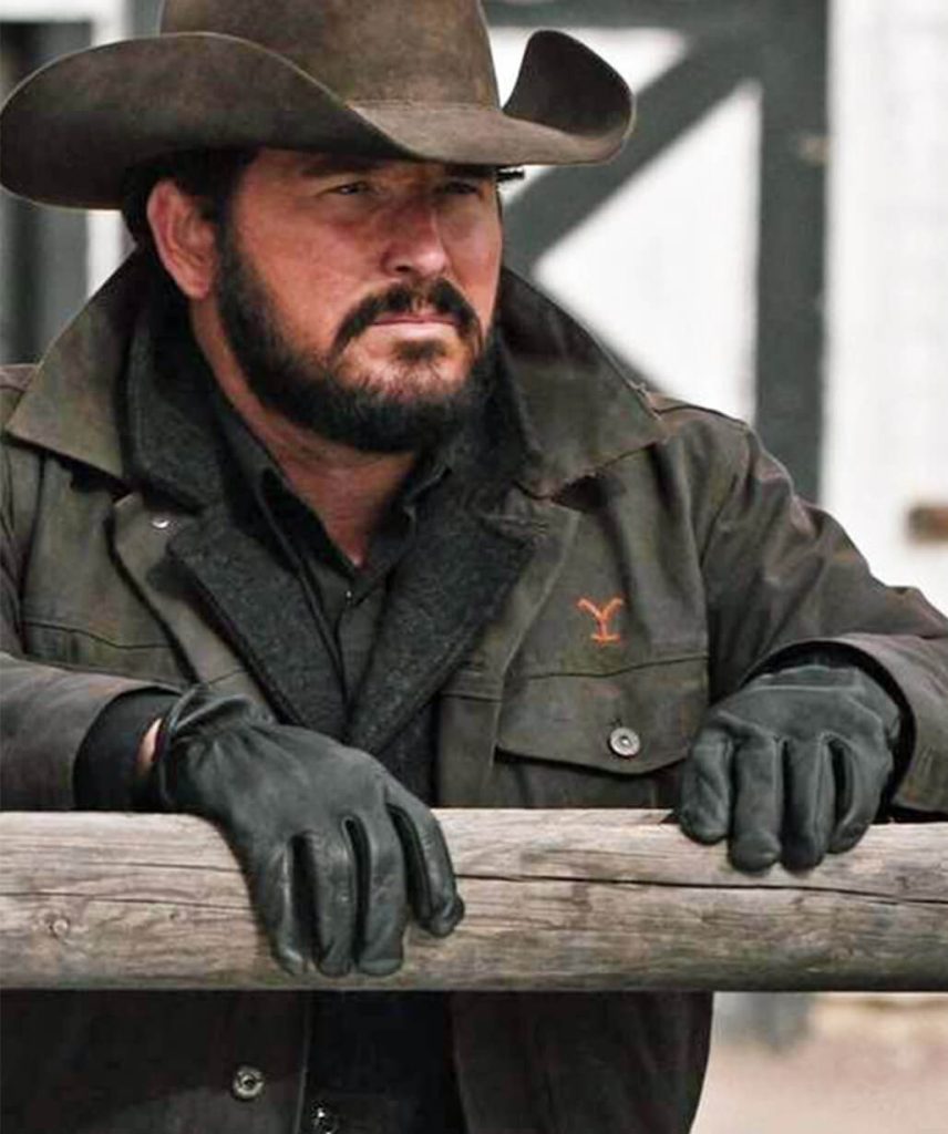 Yellowstone Cole Hauser RIP Wheeler Black Jacket