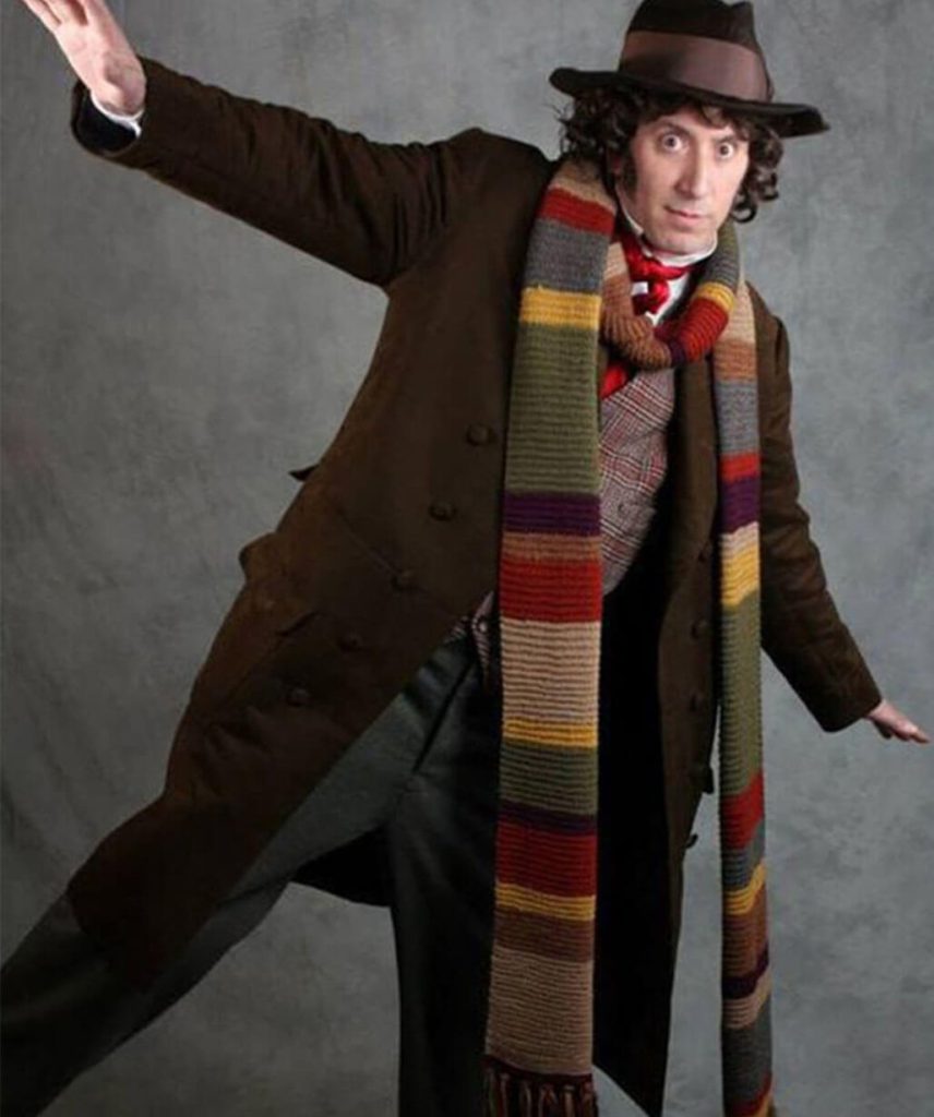 Doctor Who Tom Baker Fourth Doctor Brown Trench Coat