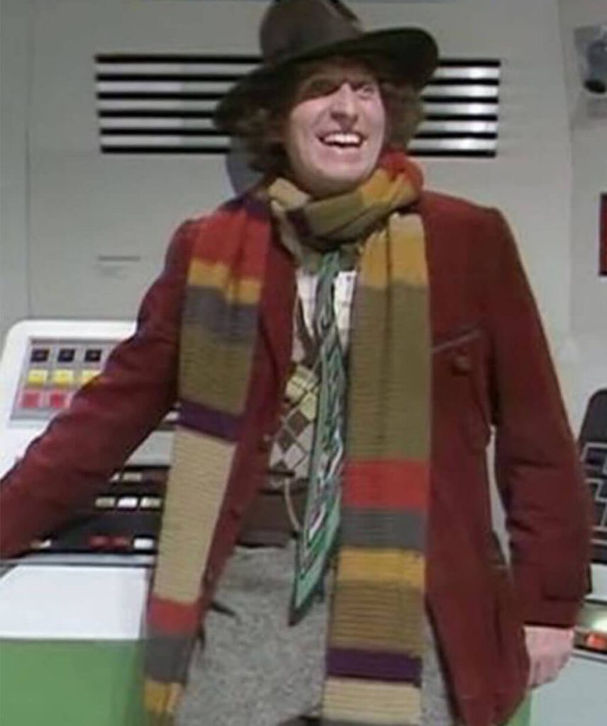 Doctor Who Tom Baker Fourth Doctor Maroon Velvet Jacket