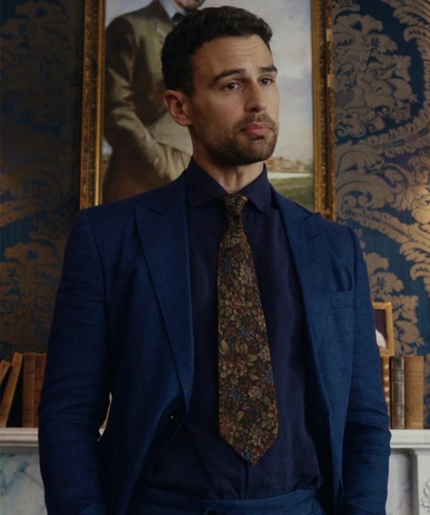 Eddie Halstead Theo James The Gentlemen Blue Blazer