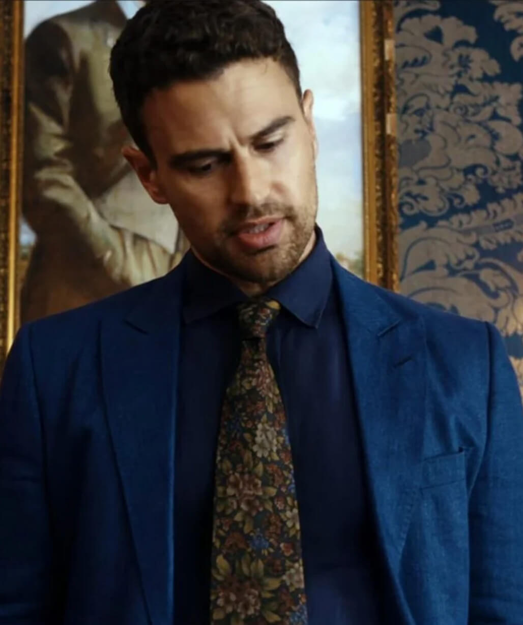 Eddie Halstead Theo James The Gentlemen Blue Blazer