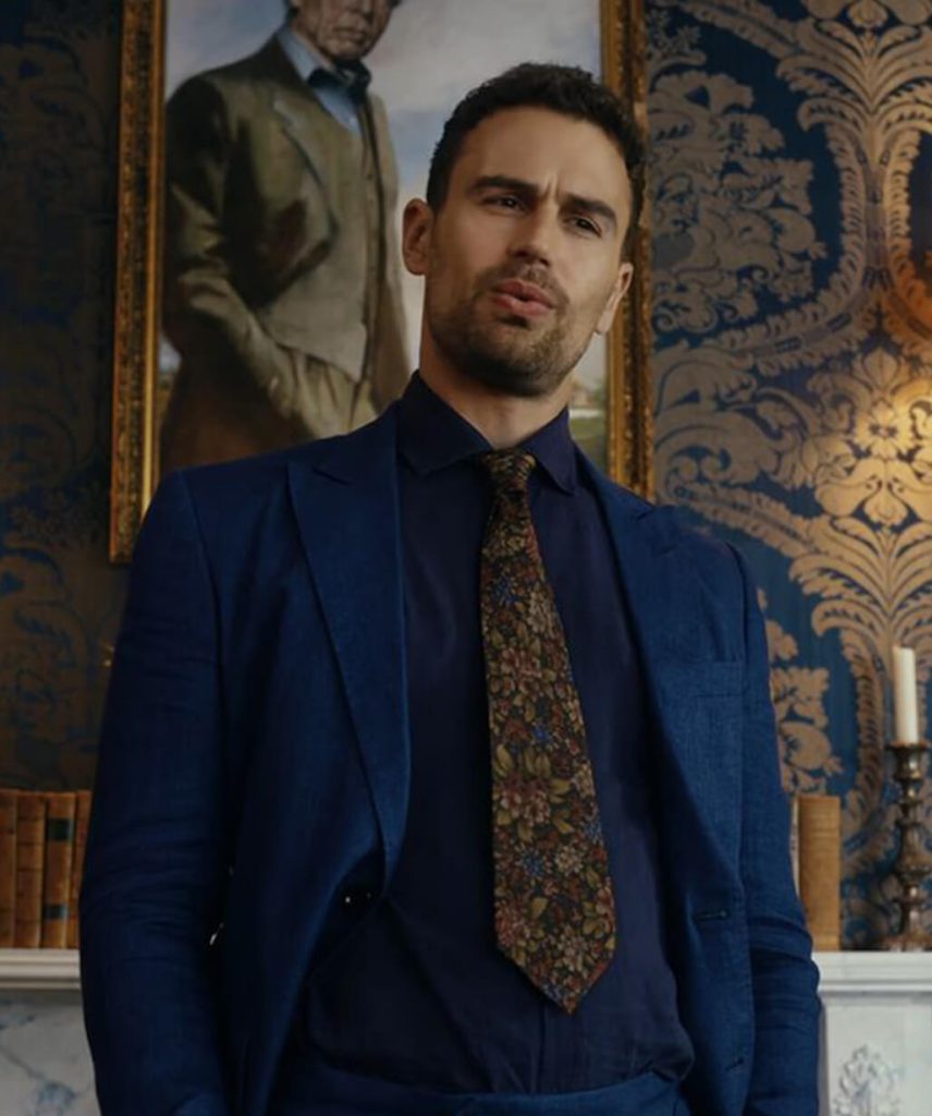 Eddie Halstead Theo James The Gentlemen Blue Blazer