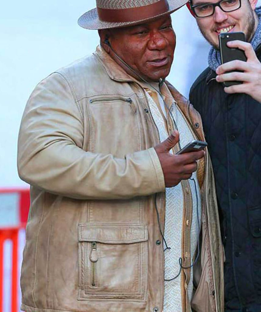 Mission Impossible Fallout Ving Rhames Beige Leather Jacket