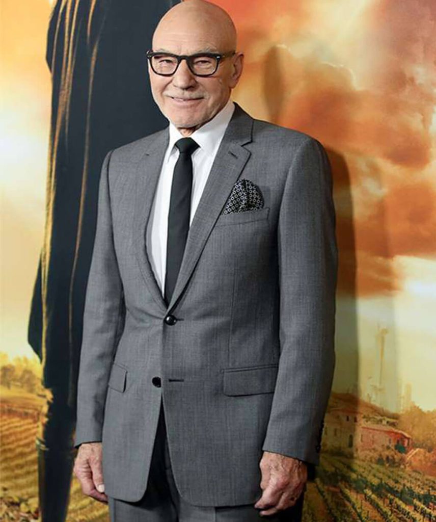 Patrick Stewart Star Trek Picard Grey Blazer