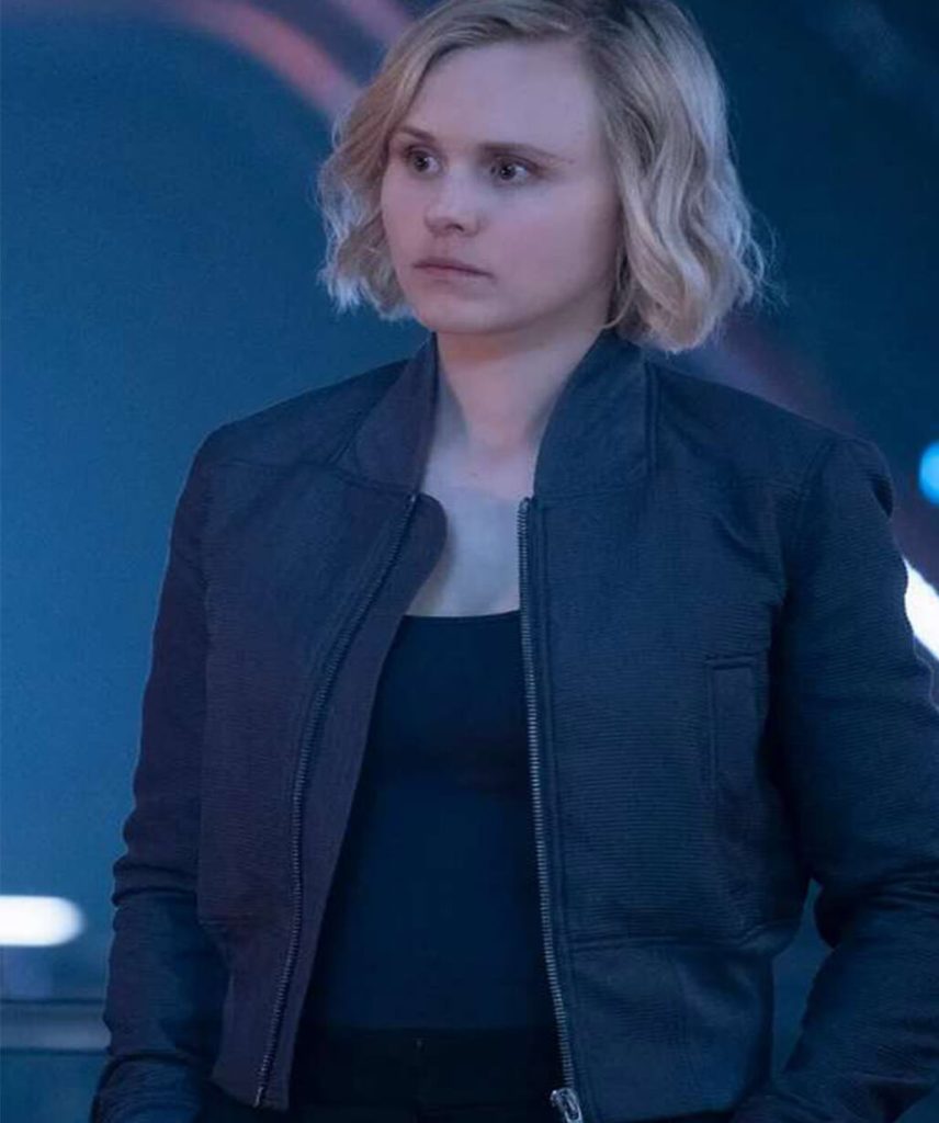 Star Trek Picard S1 Alison Pill Grey Jacket
